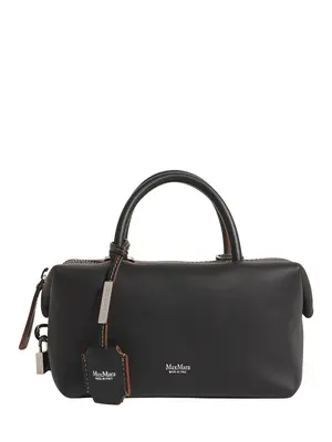 Max Mara Small Leather Satchel - Black
