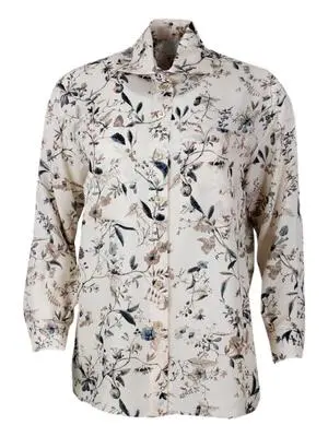 Eleventy Silk Shirt - Beige