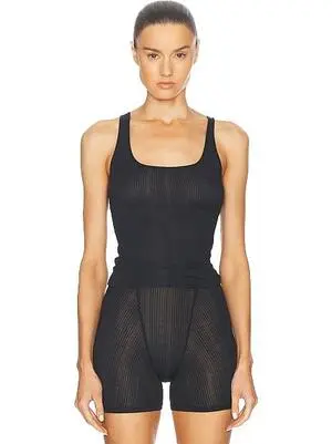 NEGATIVE UNDERWEAR Whipped A-top - Black