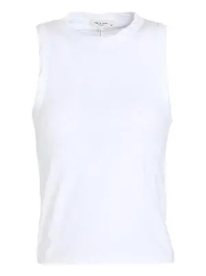 Rag & Bone Slub Pima Cotton-jersey Tank - White