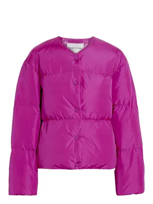 STAND STUDIO Tracy Quilted Down Jacket - Magenta