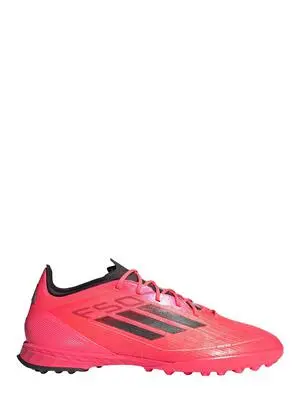 Adidas F50 Pro Turf Shoes - Turbo/aurora Black/platinum Metallic