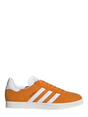 Adidas Gazelle Lace Up Sneakers Eqt Orange/cloud White/core White