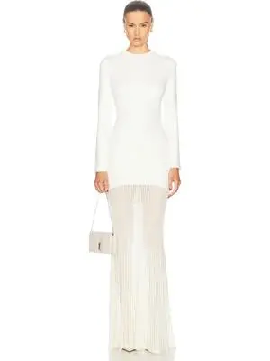 SEROYA Serenade Maxi Dress - Eggshell