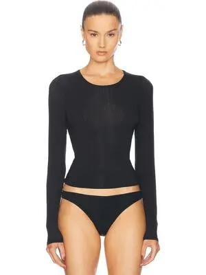 NEGATIVE UNDERWEAR Whipped Long Sleeve - Black