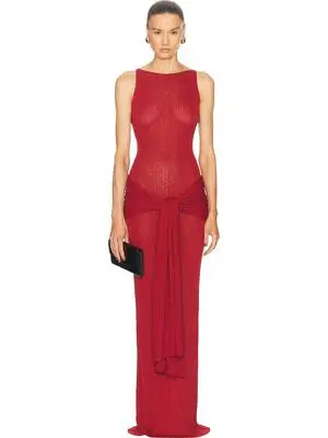 AYA MUSE Sponde Dress - Red