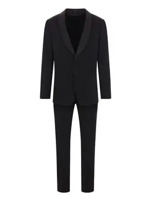 Giorgio Armani Wool Suit - Black