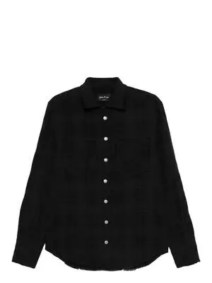 Andrea Ya'aqov Plaid-check Shirt - Black
