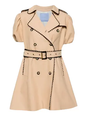 MACGRAW Trench Mini Dress - Neutrals