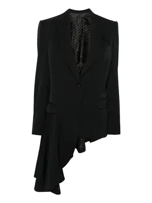 Viktor & Rolf Asymmetric Blazer - Black