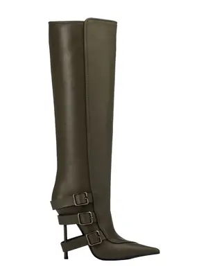 LE SILLA Courtney 120mm Boots - Green