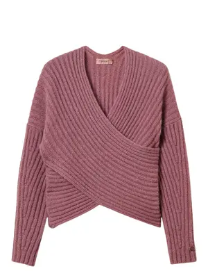 TWINSET Ribbed Knit Jumper - Pink