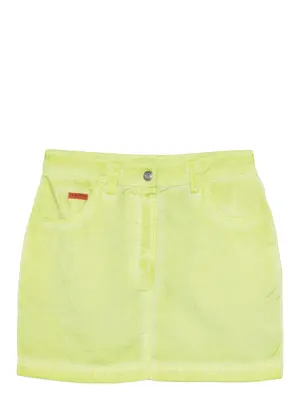 Martine Rose Classic Mini Skirt - Green