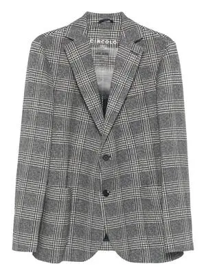 CIRCOLO 1901 Prince-of-wales-check Blazer - Blue