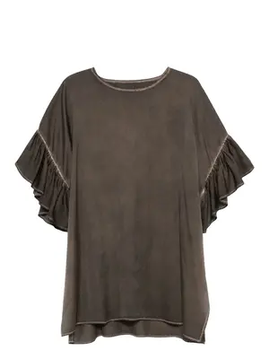 UMA WANG Talip Blouse - Brown