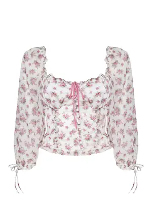 FOR LOVE & LEMONS For Love And Lemons Etienne Top