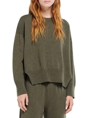 BARRIE Iconic Cashmere Pullover - Green