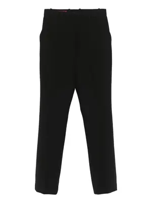 Gucci Crepe Wool Trousers - Black