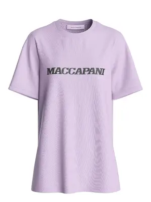 MARGHERITA MACCAPANI Logo T-shirt - Purple