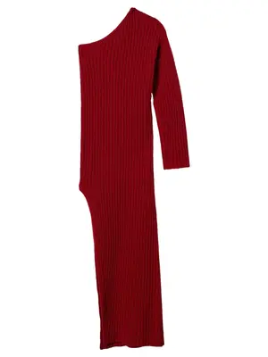 TWINSET Alice Knitted Maxi Dress - Red