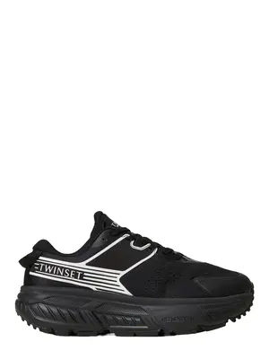 TWINSET Logo-print Sneakers - Black