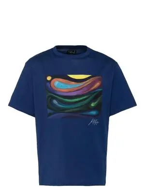 AGNES B. Graphic-print T-shirt - Blue