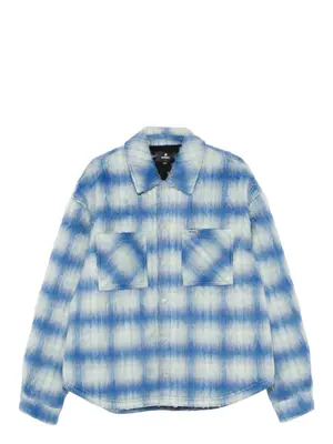 REPRESENT Checked Jacket - Blue