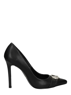 Just Cavalli 120mm Leather Pumps - Black