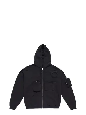 MAISON MARGIELA Cargo Pockets Hoodie - Black
