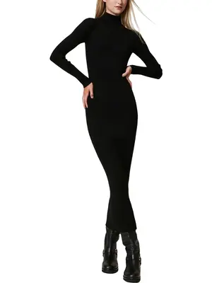 TWINSET Cut-out Knitted Dress - Black