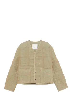 Nanushka Adara Quilted Jacket - Neutrals