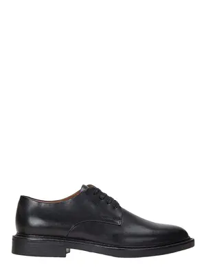 Polo Ralph Lauren Asher Leather Derby Shoes - Black