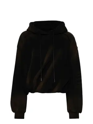 JUUN.J Waist Shirring Hoodie - Black
