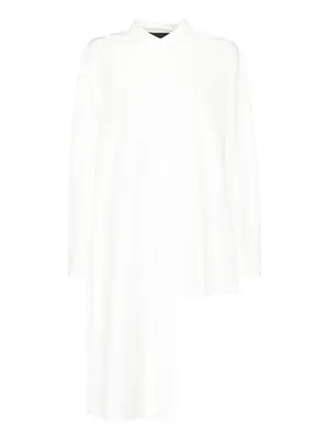 JUUN.J Asymmetric Long-sleeved Shirt - White