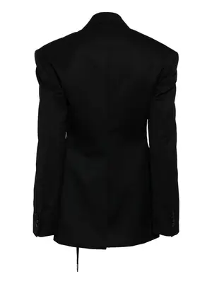 FENG CHEN WANG Self-tie Blazer - Black