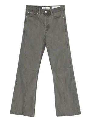 Our Legacy Moto Cut Straight Leg Jeans - Grey