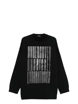 UNDERCOVERISM Logo-print Sweatshirt - Black