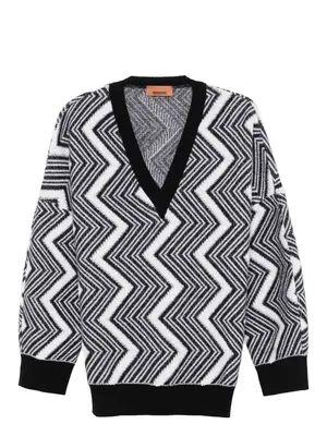 MISSONI Missoni Zigzag Wool Sweater