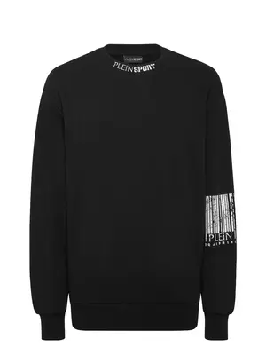 PLEIN SPORT Barcode Print Sweatshirt - Black