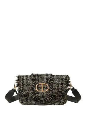 TWINSET Amie Crossbody Bag - Black