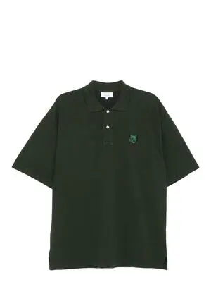 Maison Kitsuné Bold Fox Head Patch Comfort Polo Shirt - Green