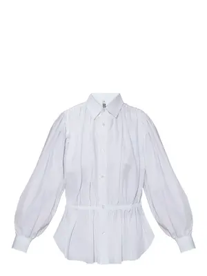 Noir Kei Ninomiya Ruched-detail Shirt - White