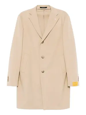 Tagliatore Single-breasted Coat - Brown
