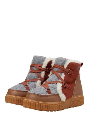 Sorel SOREL ONA AVE Waterproof Alpine Boots Gray