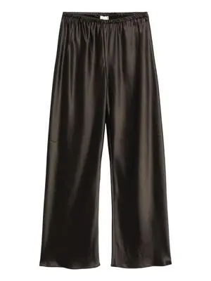 ALMADA LABEL Bias Satin Trousers