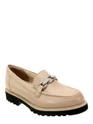 DAVID TATE Magical Rhinestone Lug Loafer - Sand