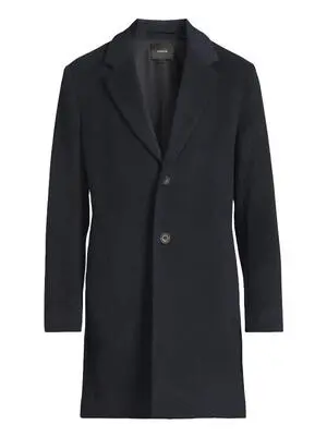 Vince Notch Lapel Wool-blend Coat Coastal