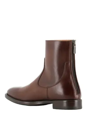ALBERTO FASCIANI Leather Boots - Brown