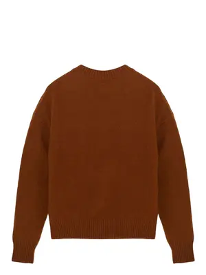 YVES SALOMON Knitted Jumper - Brown