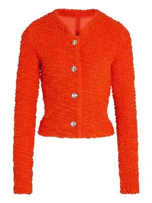 Giambattista Valli Tweed Jacket - Orange